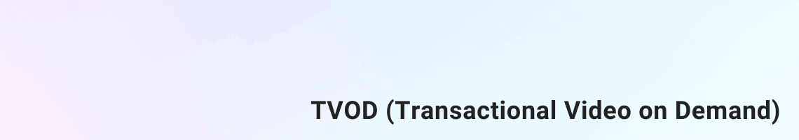 TVOD (Transactional Video on Demand) - Viloud